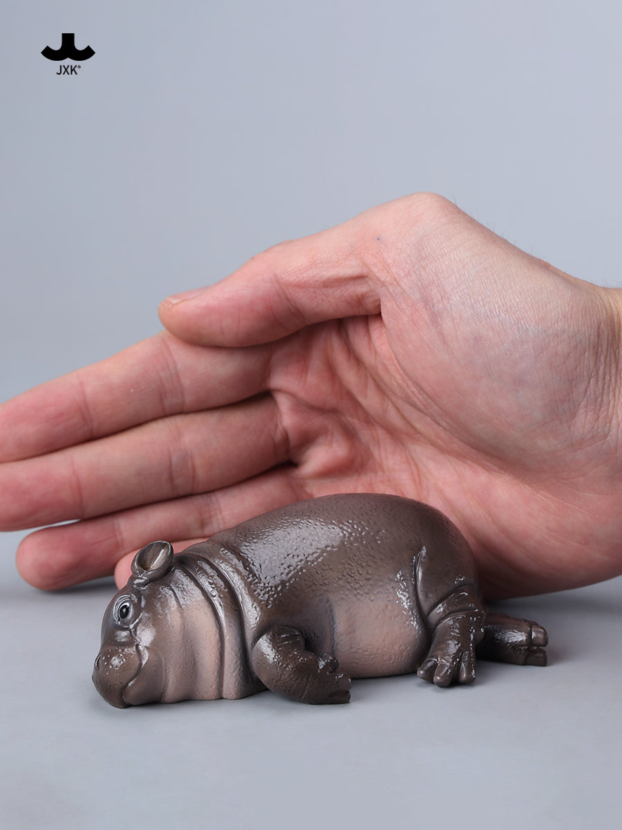 Baby Hippopotamus Figurine- MooDeng 3 by We Art Doing *Pre-Order ...